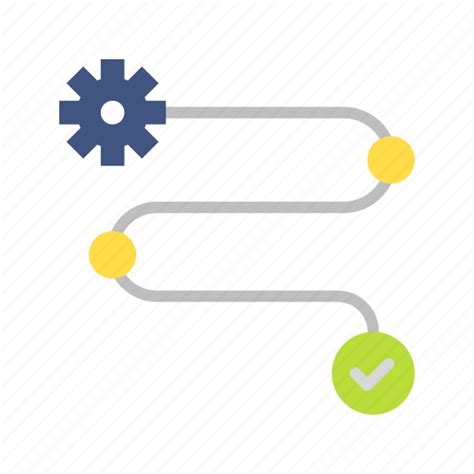 Process Workflow Arrow Project Algorithm Flowchart Work Icon