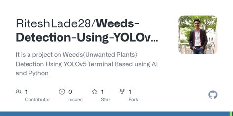 Github Riteshlade Weeds Detection Using Yolov Terminal Based It