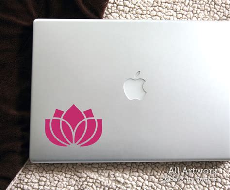 Lotus Flower Decal Lotus Flower Sticker Yoga Symbol Namaste Peace