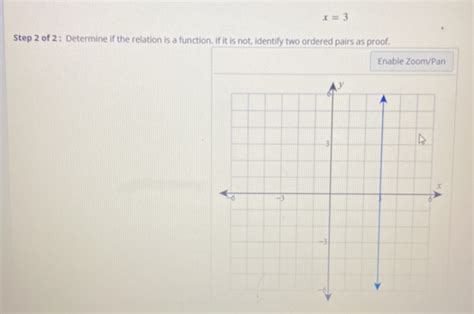 X 3 Step 2 Of 2 Determine If The Relation Is StudyX