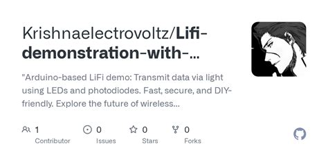Github Krishnaelectrovoltzlifi Demonstration With Arduino Arduino