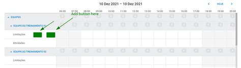 Button Next To A Section Timeline View Scheduler Dhtmlx