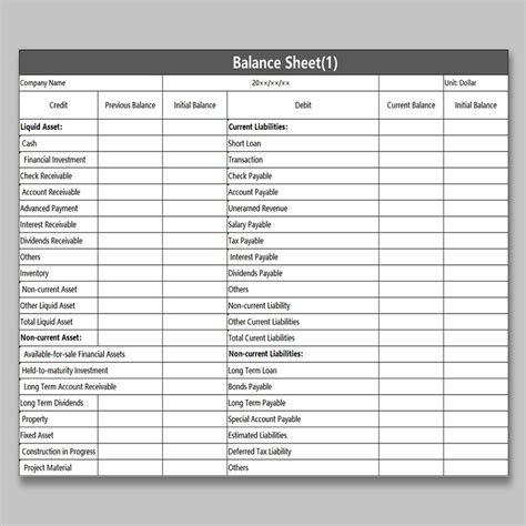 Tally Sheet Excel Template