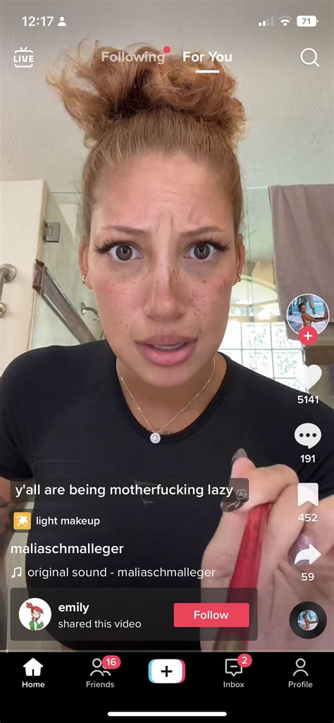 Malia Schmalleger This Video Is Nauseating Calling Everyone Lazy And Needs To Be Better As If