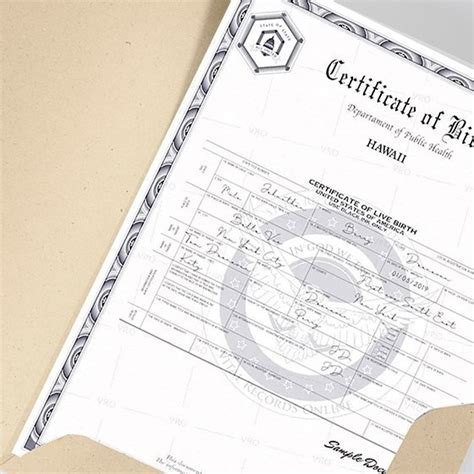 Order Hawaii Hi Birth Certificates With Confidence