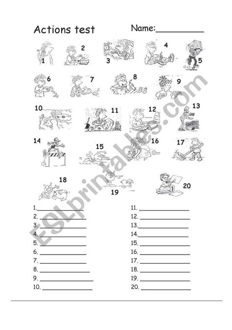js actions test 04 esl worksheet by joanserra