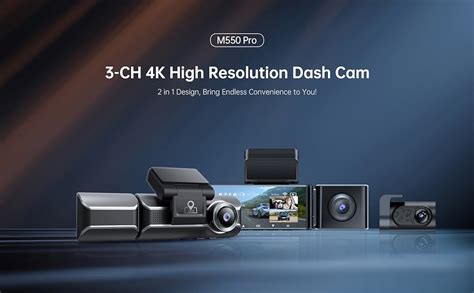 AZDOME M550 Pro AVIS Sur Cette Dashcam 4K Wifi Et GPS