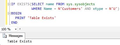 How To Check If Table Name Exists In Sql Brokeasshome