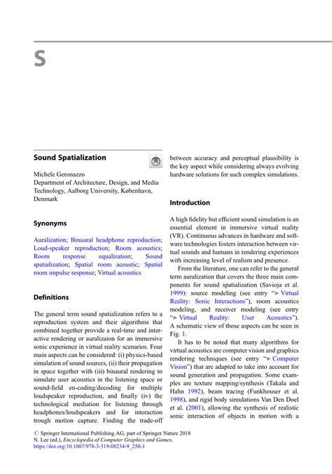 pdf sound spatialization