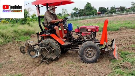 ทดสอบ รถไถนาดัดแปลงนั่งขับ รถไถนาไทยประดิษฐ์ จาก โครงรถไถนาเดินตาม โชคไพบูลย์ Youtube