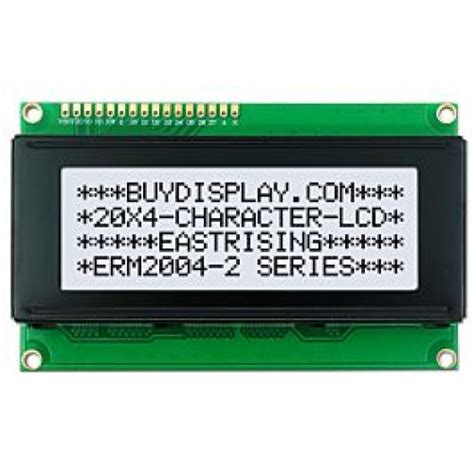 Lcd 20x4 Alphanumeric Display With White Backlight Buy Online Electronic Components Shop