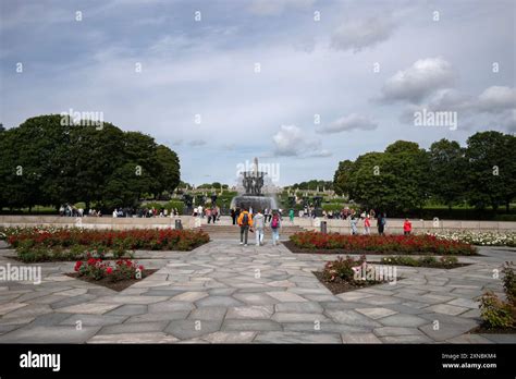 Sculpture Park By Gustav Vigeland Inside The Frogner Park Oslo