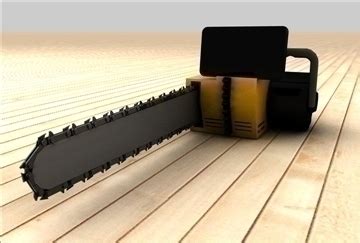 Chainsaw D Model FlatPyramid