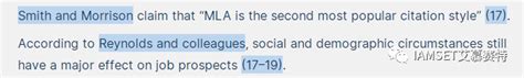 英文期刊参考文献引用格式——mla Style（附模板） 知乎