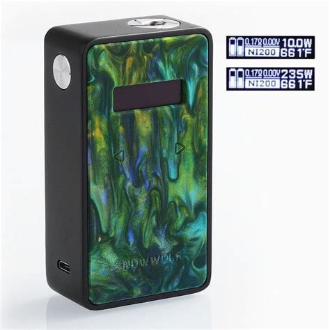 SNOWWOLF W R W RESIN BOX MOD FDP INCLUS Hyper Deals Vape