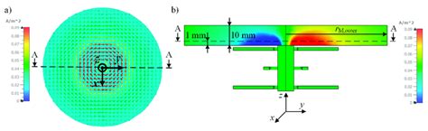 Simulation Of The Distribution Of The Current Density J M Within The