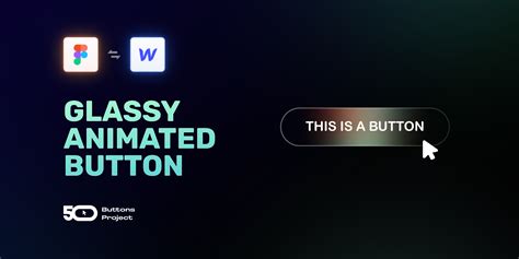 Glassy Animated Button Button 15 Figma