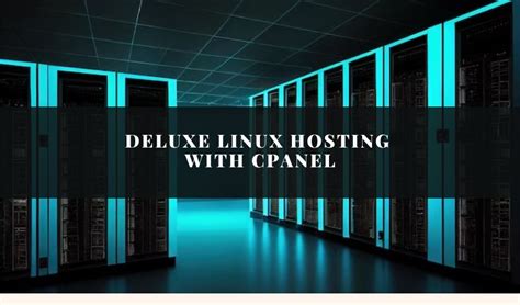 Deluxe Linux Hosting With Cpanel Elevate Your Web Hosting