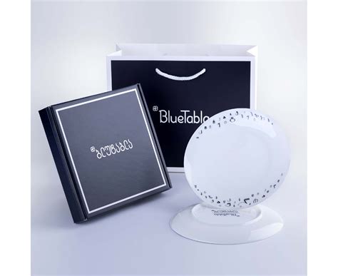 თეფში 2ც მეიდანი ფაიფური 25 სმ Bluetabla