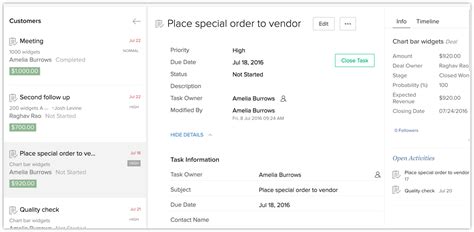 Using CRM View For Activities