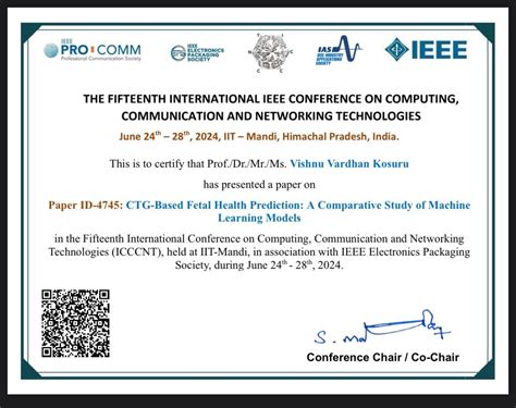 Vishnu Vardhan Kosuru On Linkedin Machinelearning Ai Healthcare Teamwork Research