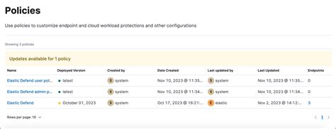 Policies Elastic Security Solution 816 Elastic