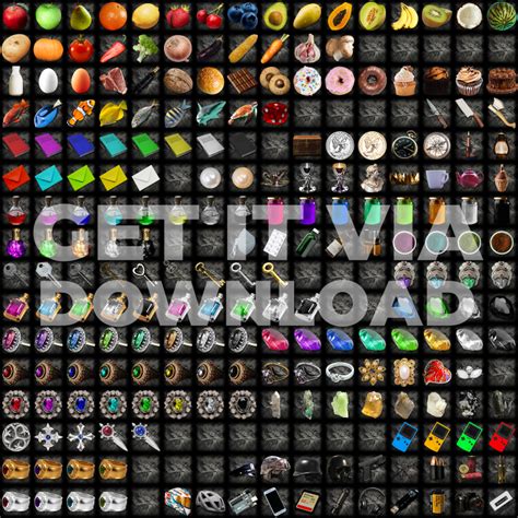 Realistic Iconset For RPG Maker By LadyLuck
