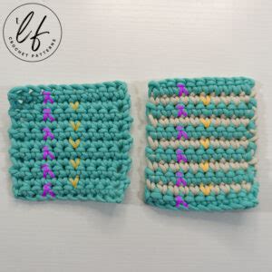 How To Count Crochet Rows Using SC HDC DC