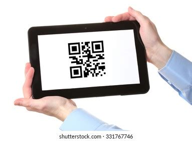 Scanning Qr Code By Tablet Pc Stock Illustration 114307114