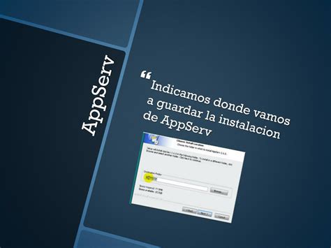 PPT Instalación de AppServ PowerPoint Presentation free download