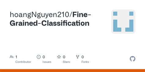 GitHub HoangNguyen Fine Grained Classification