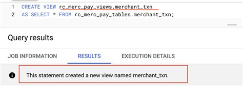 How To Create A View In Bigquery