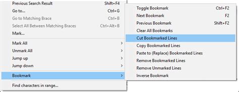 Ide How Do I Cut Bookmarked Lines In Multiple Files With Notepad Stack Overflow