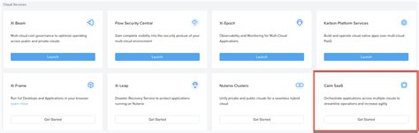 Setting Up Nutanix Calm Software As A Service Mypuresupport