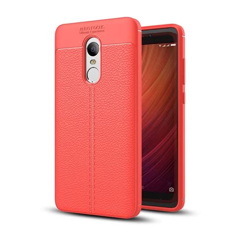 Handy Hülle Schutz Case für Xiaomi Redmi Note 4X Cover Rahmen Etui Rot ...