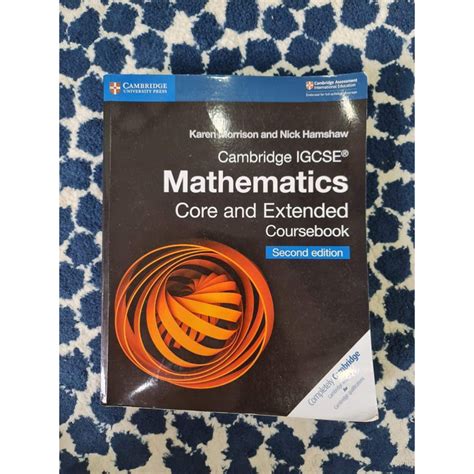 Cambridge Igcse® Mathematics Coursebook Core And Extended Second Edition Shopee Malaysia