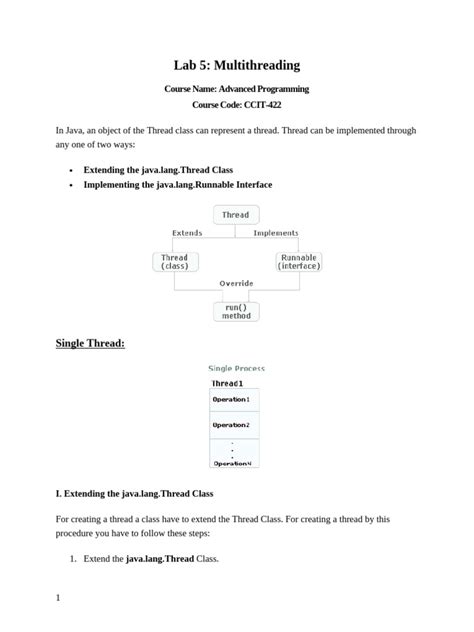 Lab 5 Multithreadingfinal Pdf