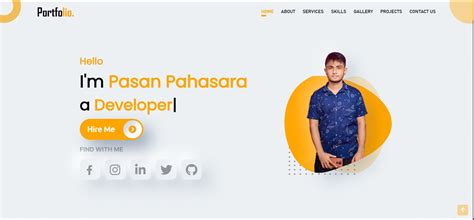Github Pasan Pahasara My Portfoliyo This Is My Personal Portfolio