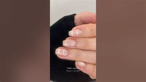 발레코어네일 핑크빛 오로라 발레코어 🎀 진주 리본 콕콕 들어가면 세상 귀엽고 예쁜 네일 완성이에요🤍🎀🐰리본네일 Youtube