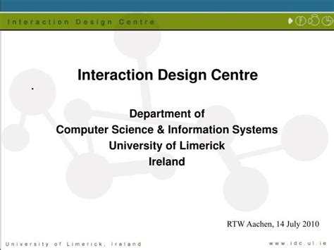 PPT Interaction Design Centre PowerPoint Presentation Free Download ID