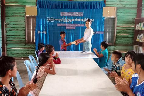 မိုင်းခုတ်မြို့၌ ၇၅ နှစ်မြောက်အာဇာနည်နေ့အထိမ်းအမှတ် ဆေးရောင်ခြယ်ပြိုင်ပွဲနှင့် ဉာဏ်စမ် ပြိုင်ပ