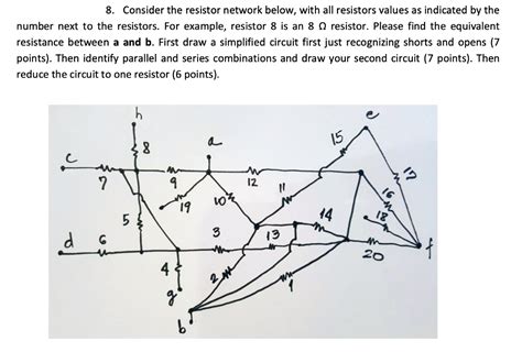 Solved Consider The Resistor Network Below With All Chegg Com