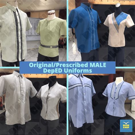 Original Prescribed Deped Teachers Uniform For Mens Mon Tue Wed Thur Lazada Ph
