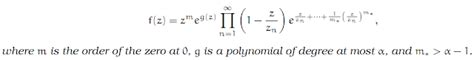 Complex Analysis 31 Functions Of Finite Order With Zeros Physics