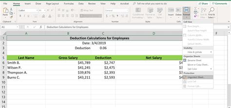 How To Protect Data In Excel Worksheets