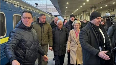 ურსულა ფონ დერ ლაიენი და ანტონიუ კოშტა კიევში ჩავიდნენ The Georgian Times საინფორმაციო სააგენტო