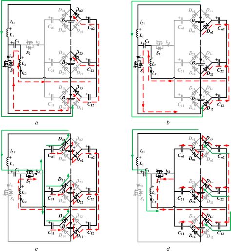 Circuits At Different Operation Modes A Mode 1 T0t1 B Mode 2