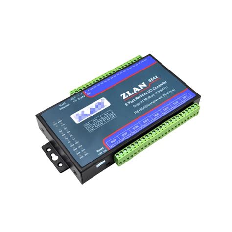 Channels DI DO AI Modbus TCP I O Module Ethernet RJ Remote Control A D Collector ZLAN