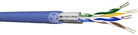 Lan кабел Ftp Cat 6a 0 56mm2 8 провод едножичен мед Draka ВИКИВАТ
