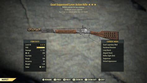 Quad Explosive 15c Lever Action Rifle